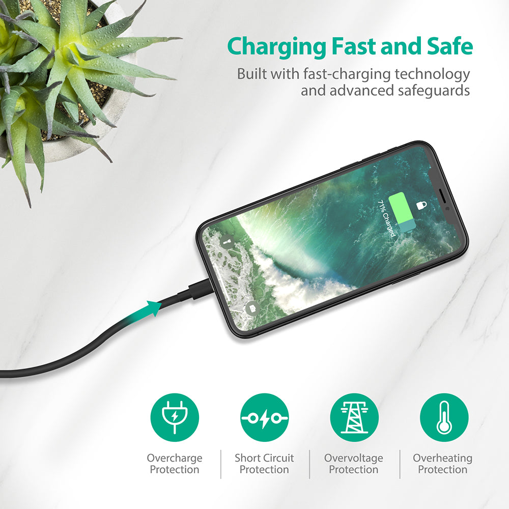 RAVPower RP-CB030 1m Lightning Cable Offline-Black – CASE RACE